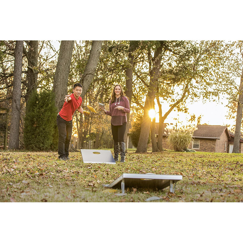 Triumph Sports 2' x 3' Metal Cornhole Set & Reviews | Wayfair