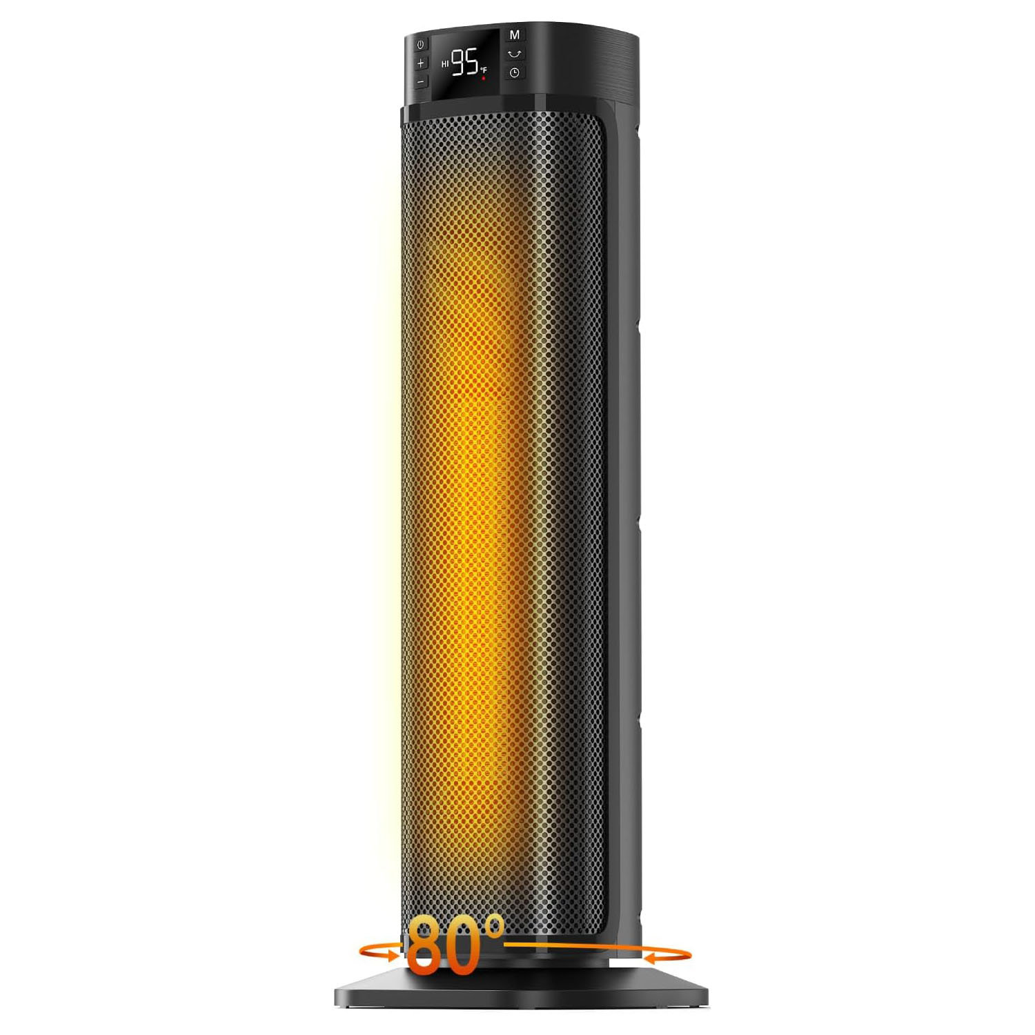 Wrought Studio 1500W 24" PTC Ceramic Space Heater - Indoor Portable ...