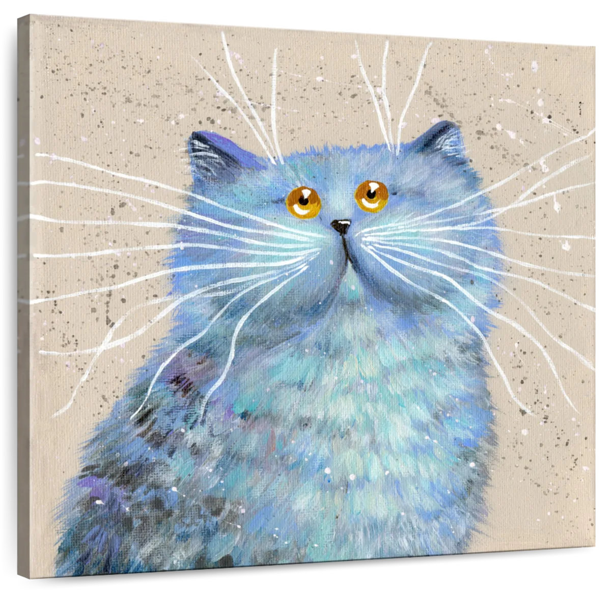 Ebern Designs Brampt Blue Kitty | Wayfair