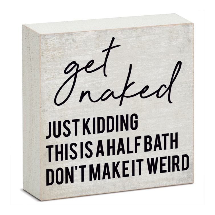 Trinx Jekari Words And Text Decorative Plaque - Wayfair Canada