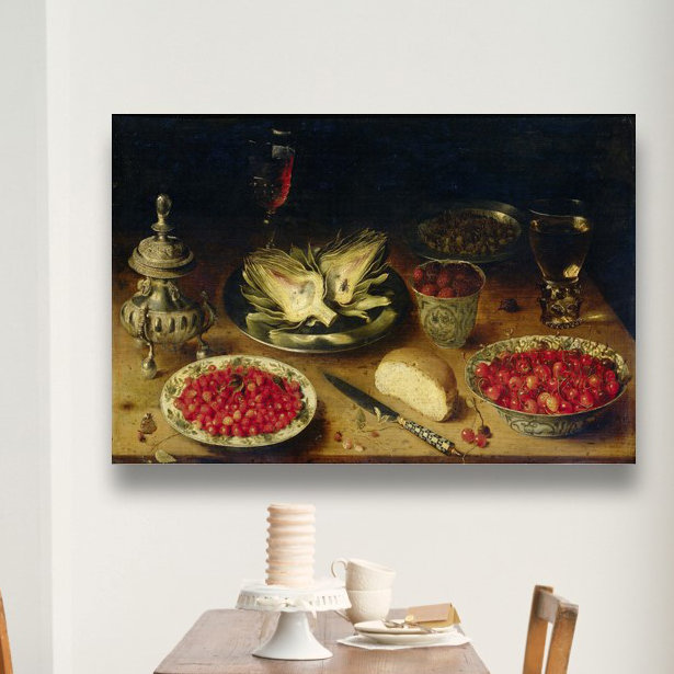 Astoria Grand 'Arranged Dinner Table' Painting Print on Canvas ...
