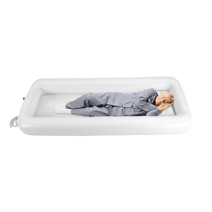 DENFER 110 Volt 1 - Person Rectangle Inflatable Hot Tub in White | Wayfair