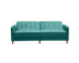 Corrigan Studio® Stetson 80" Velvet Square Arm Sofa Bed & Reviews | Wayfair