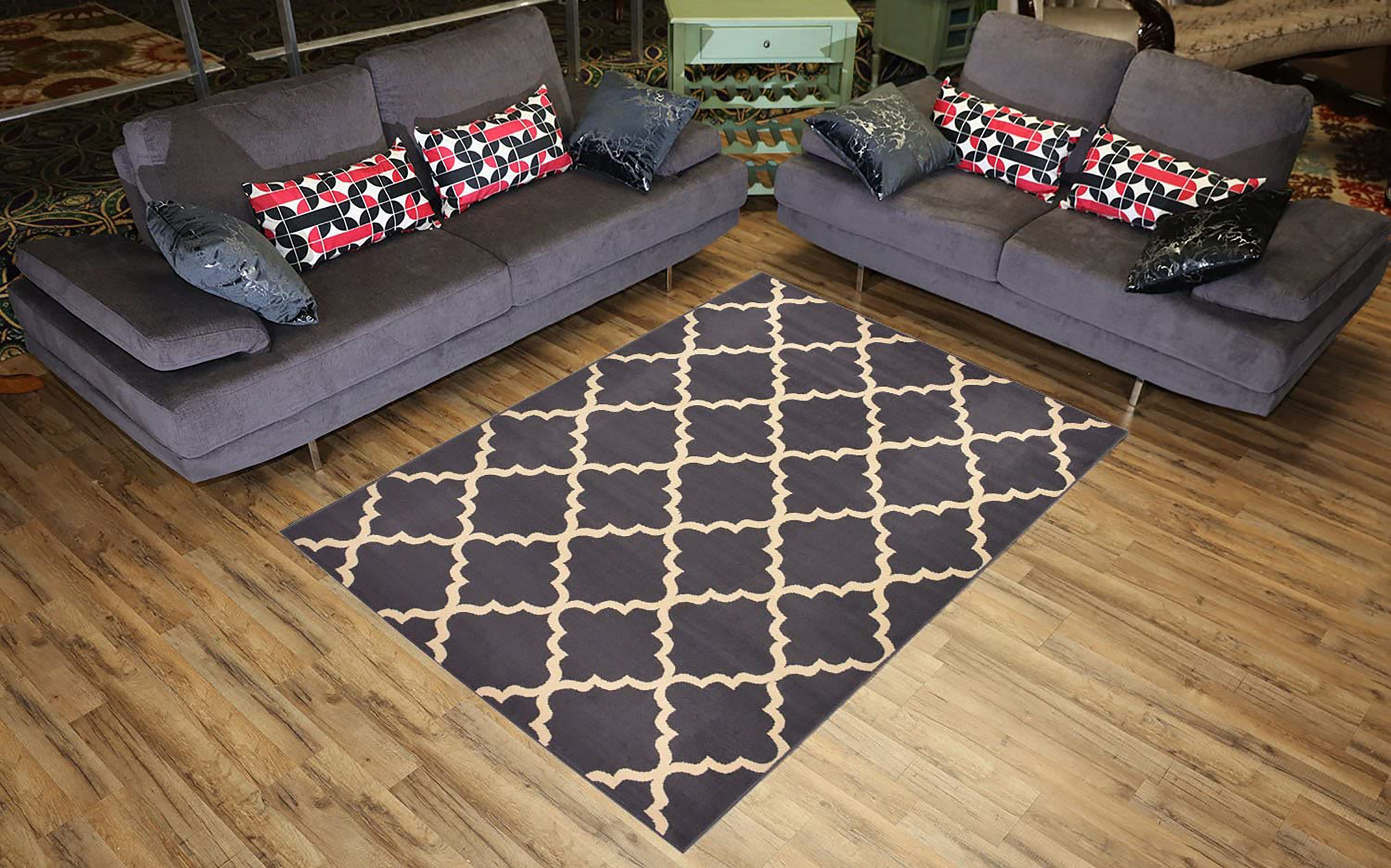 Charlton Home Moroccan Trellis 5x7 Area Rugs | Wayfair