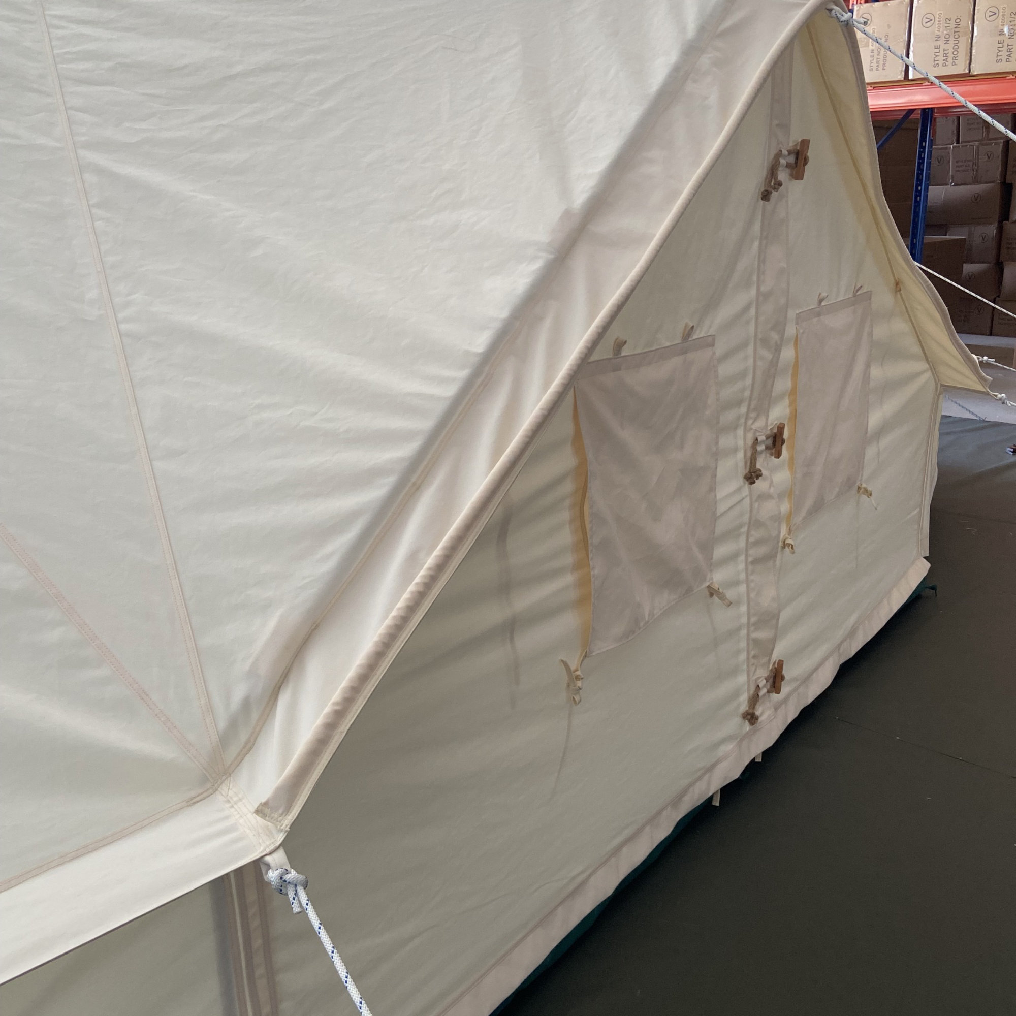 Myhomekeepers Canvas Tent Bell Tent Glamping, 4 Seasons Yurt Tent For ...