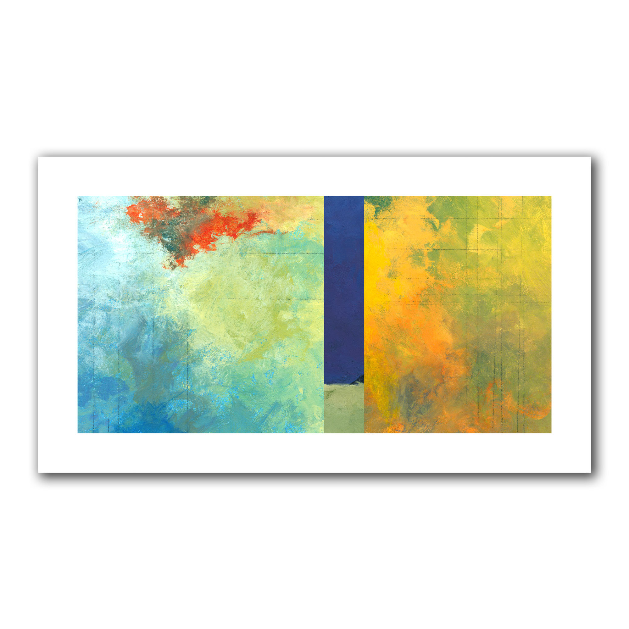ArtWall 'Textured Earth Panel III' by Jan Weiss Painting Print on ...