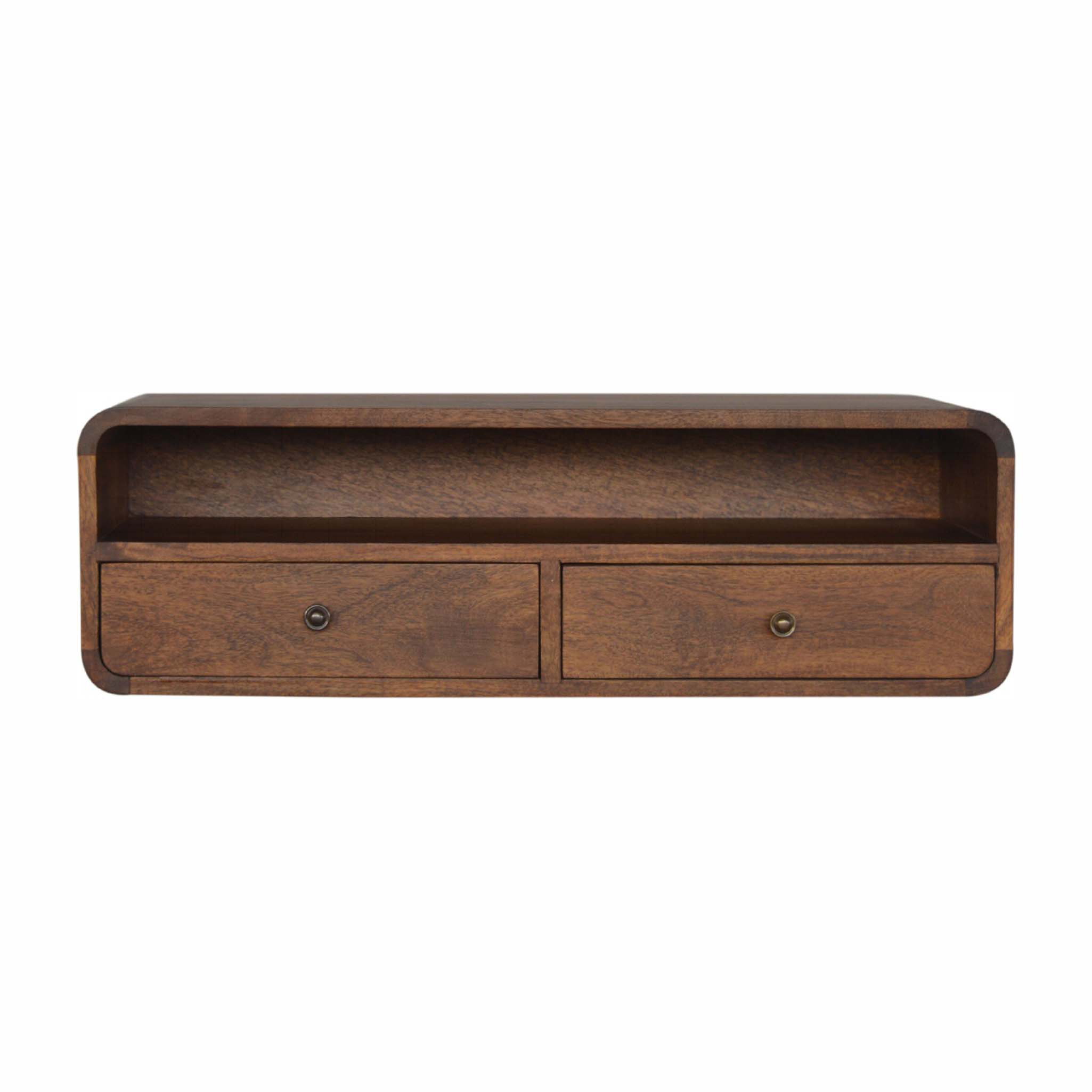 Latitude Run® Floating Chestnut Open Console | Wayfair