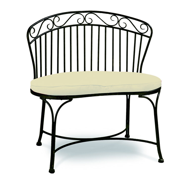 August Grove® Riemer Metal Outdoor Bench & Reviews | Wayfair