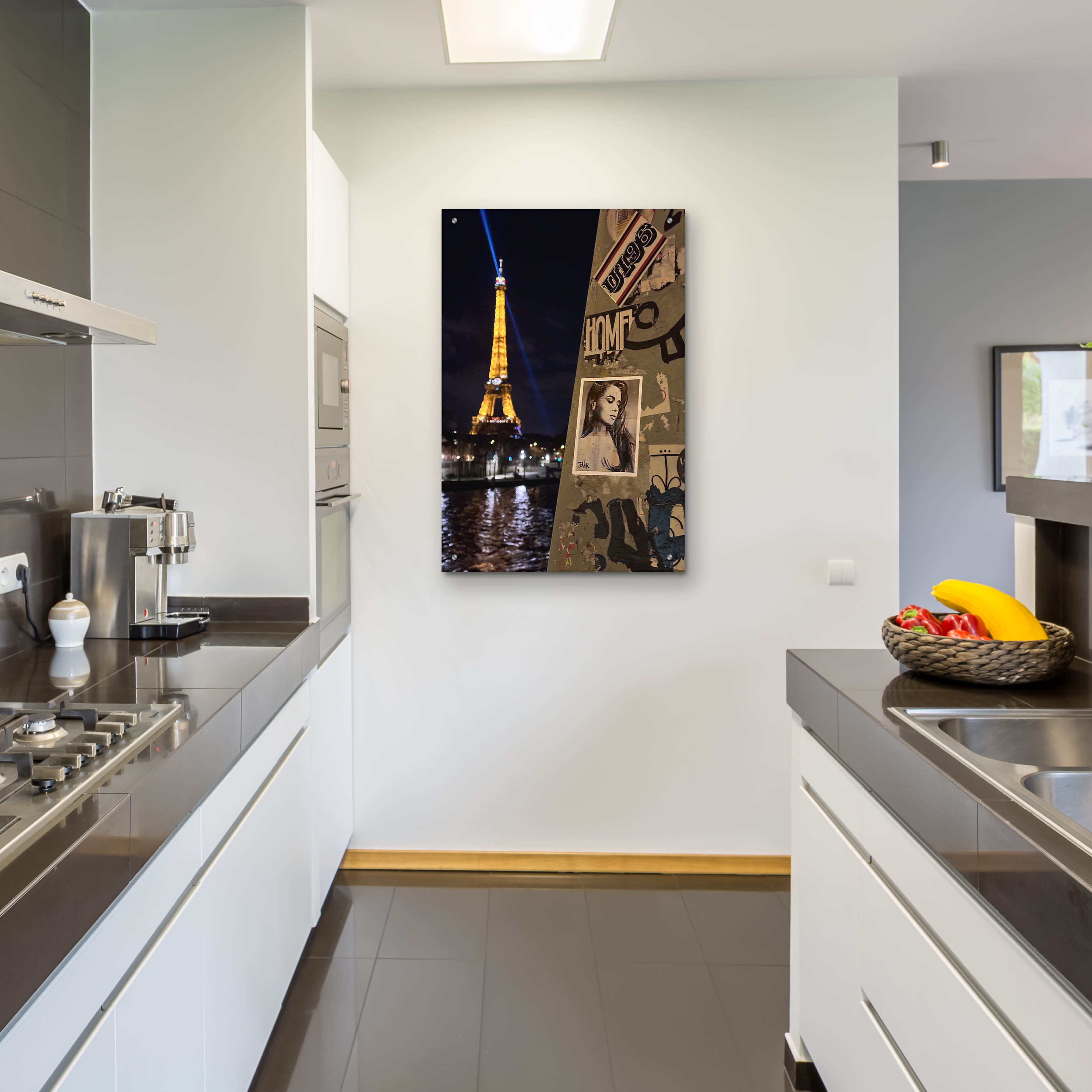 Red Barrel Studio® 'Paris Stick' by Loui Jover Acrylic Glass Wall Art ...