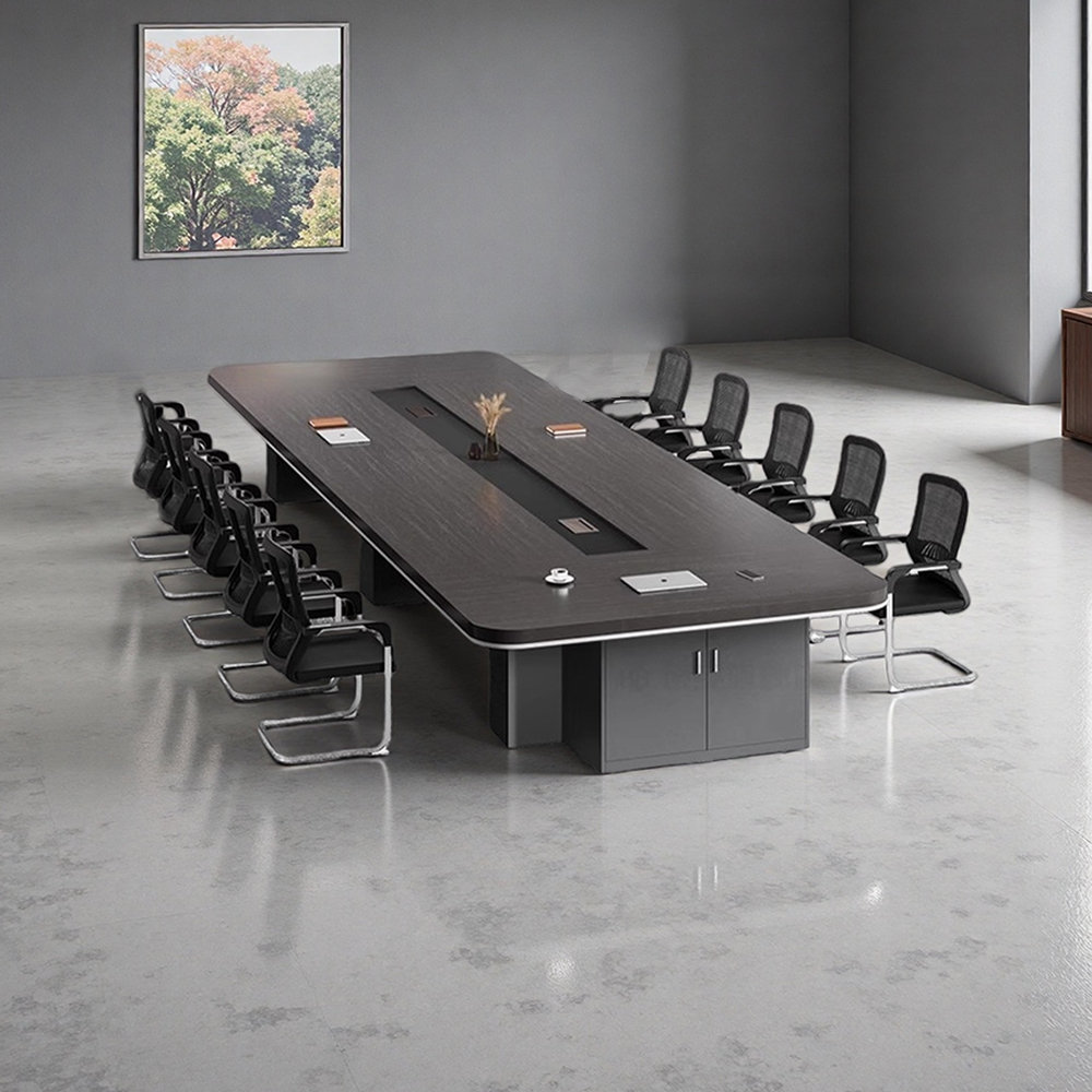 Inbox Zero Large Rectangle Office Multi-Use Conference Table | Wayfair