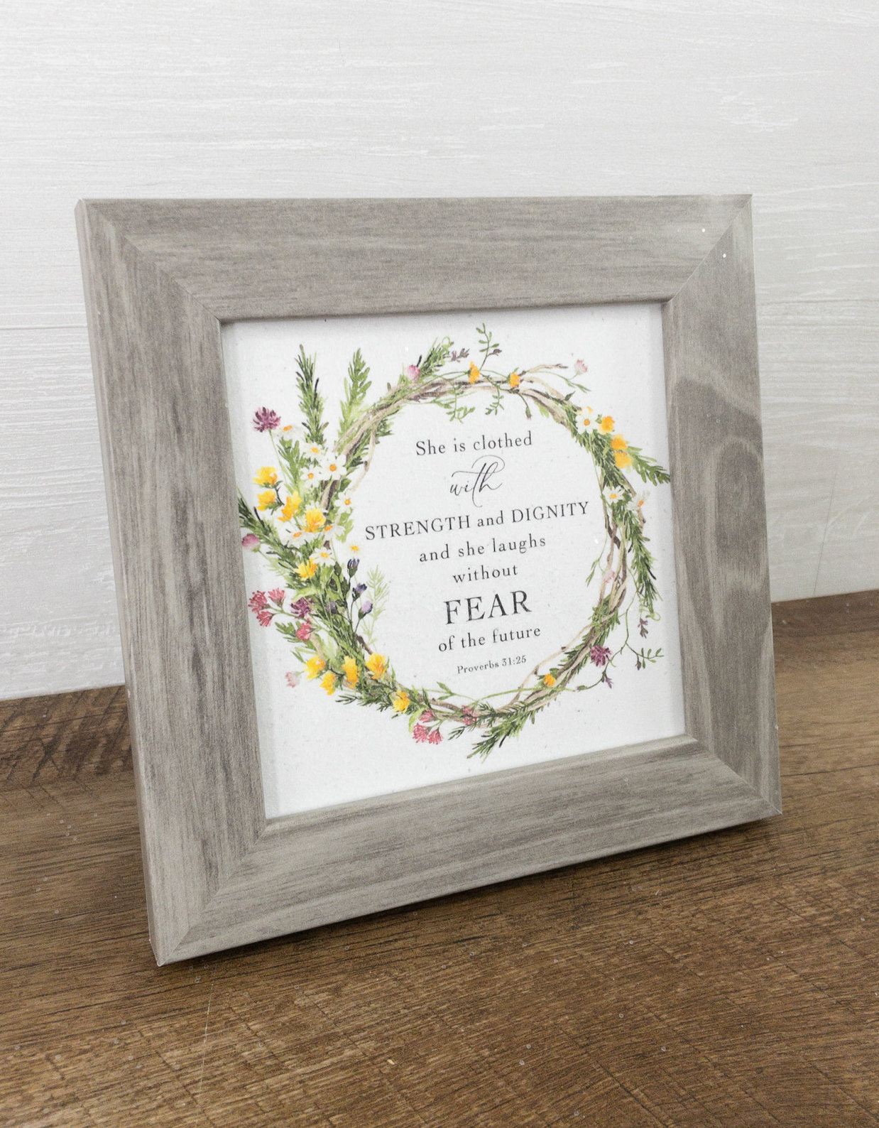 Trinx She Is Clothed with Strength and Dignity - Single Picture Frame ...