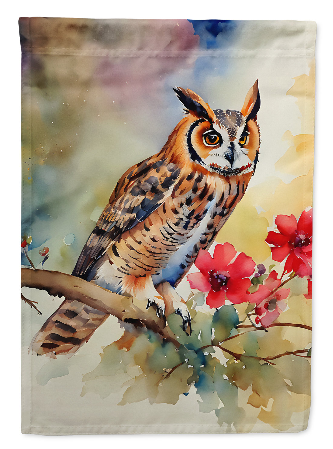 Caroline's Treasures Long-Eared Owl House Flag_DAC3235 | Wayfair