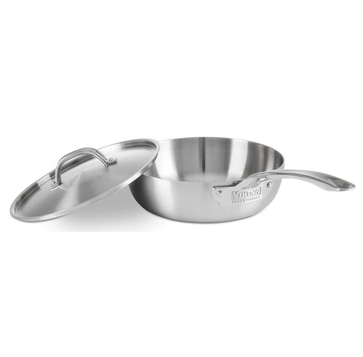 Viking Professional 5-Ply 3-Quart Saucier with Lid | Wayfair