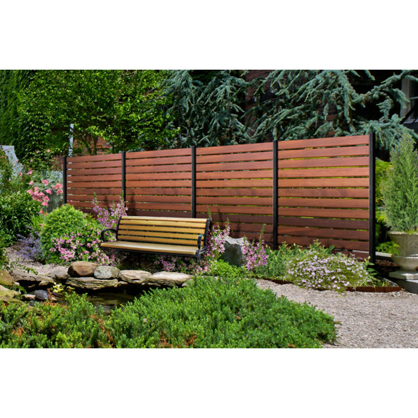 OUTDECO 96 In. In-Ground Galvanized Steel Fence Post (For Decorative ...