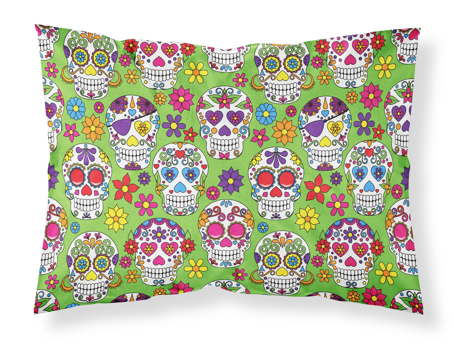 Caroline's Treasures Day of the Dead Pillowcase | Wayfair