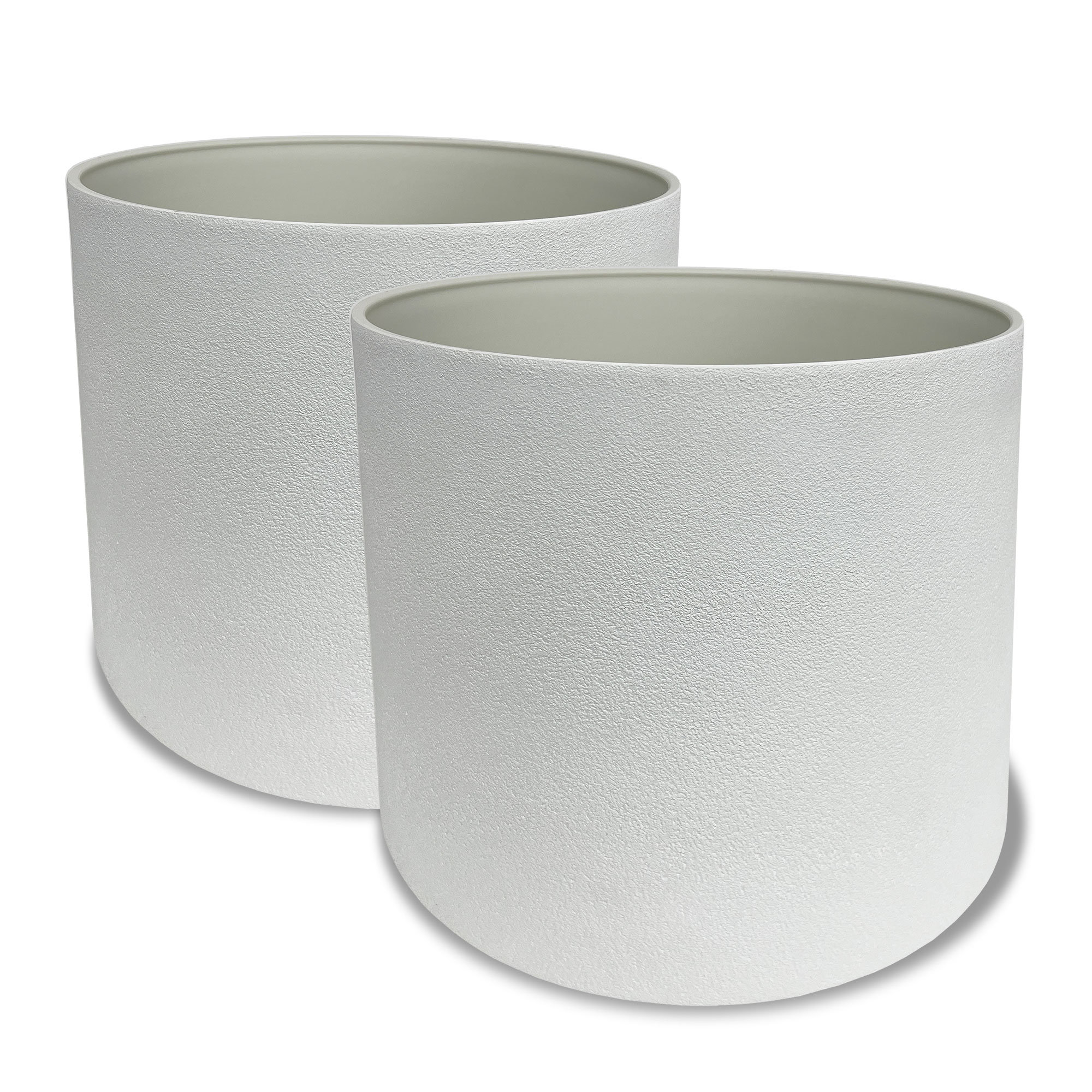 Algreen Modern Composite Cylinder Pot Planters | Wayfair
