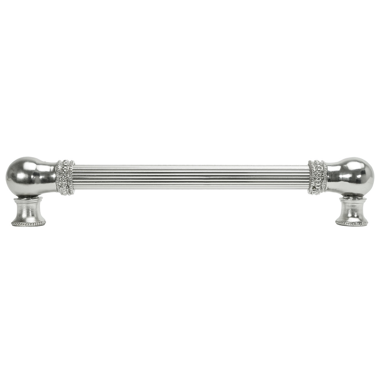 Carpe Diem Hardware Classic-Beaded center to center long reeded pull ...