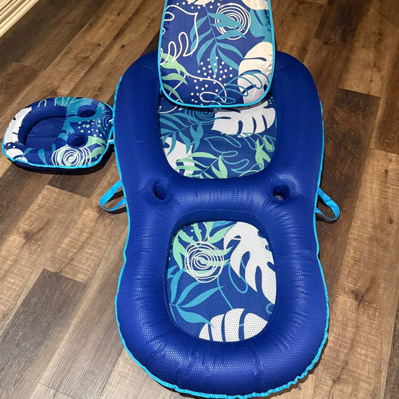 JASODI Pool Floats Lounger Adult, Fabric Pool Floaties Lounge ...