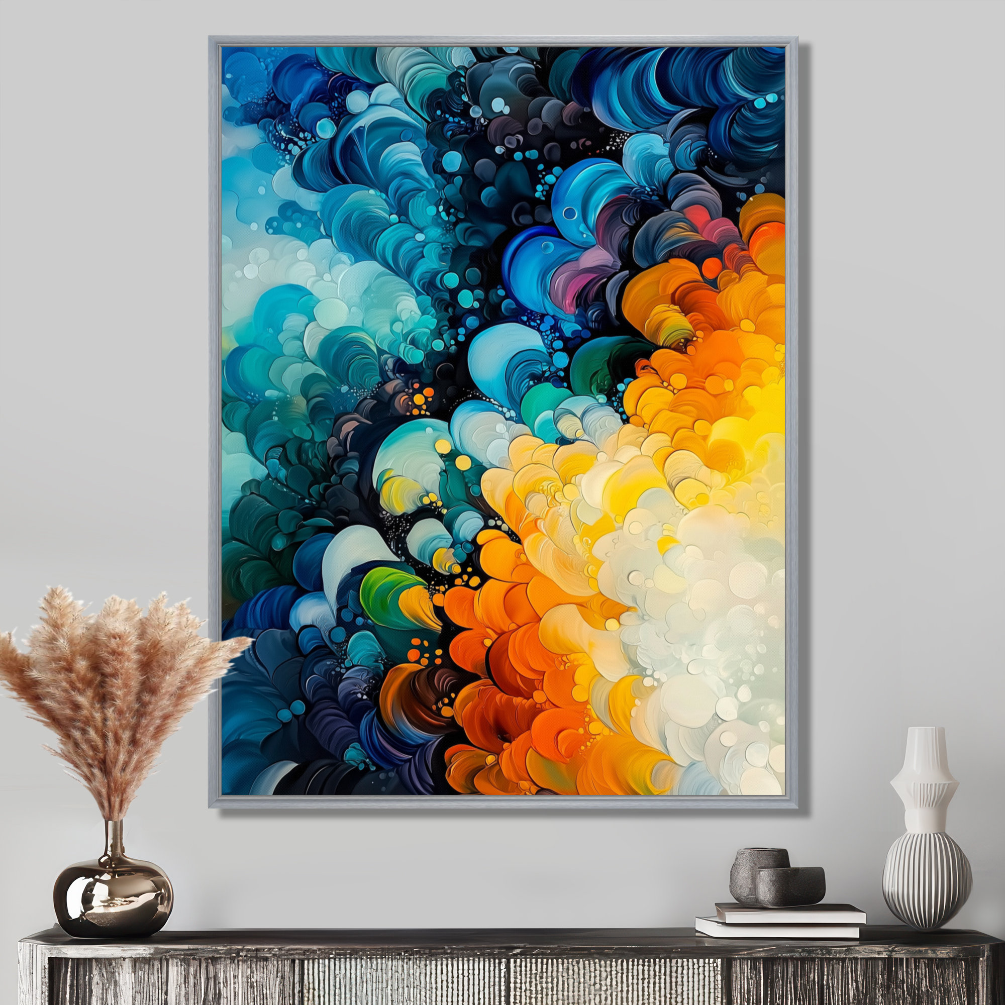 Wrought Studio™ Octava Colorful Lyrical Abstraction Dream Fragments II ...