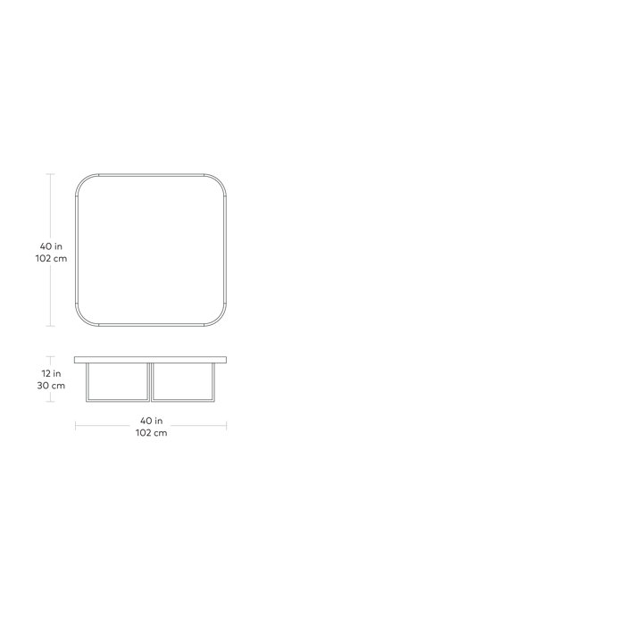 Porter Coffee Table Square & Reviews | AllModern