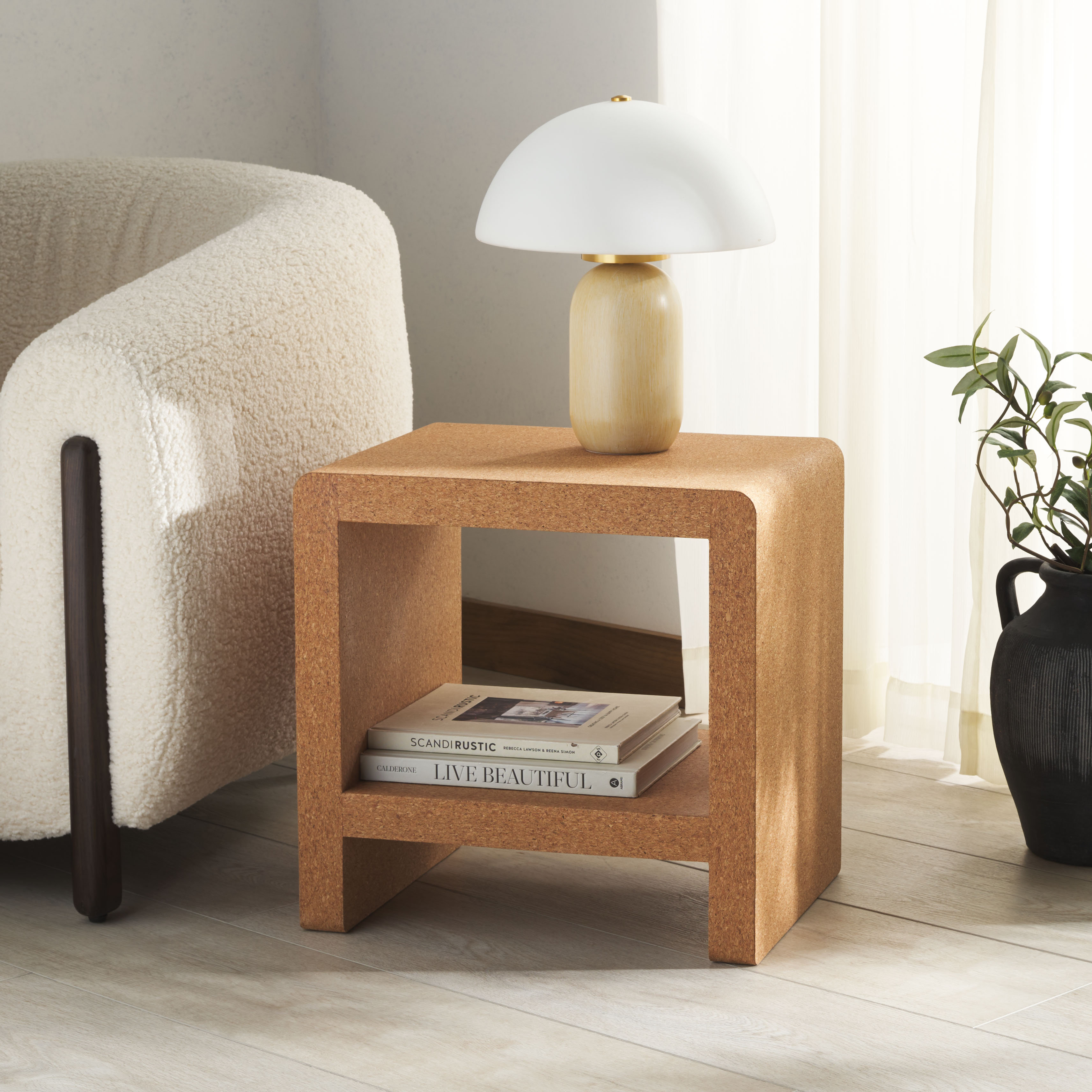 Hokku Designs Keddy Sled End Table with Storage | Wayfair