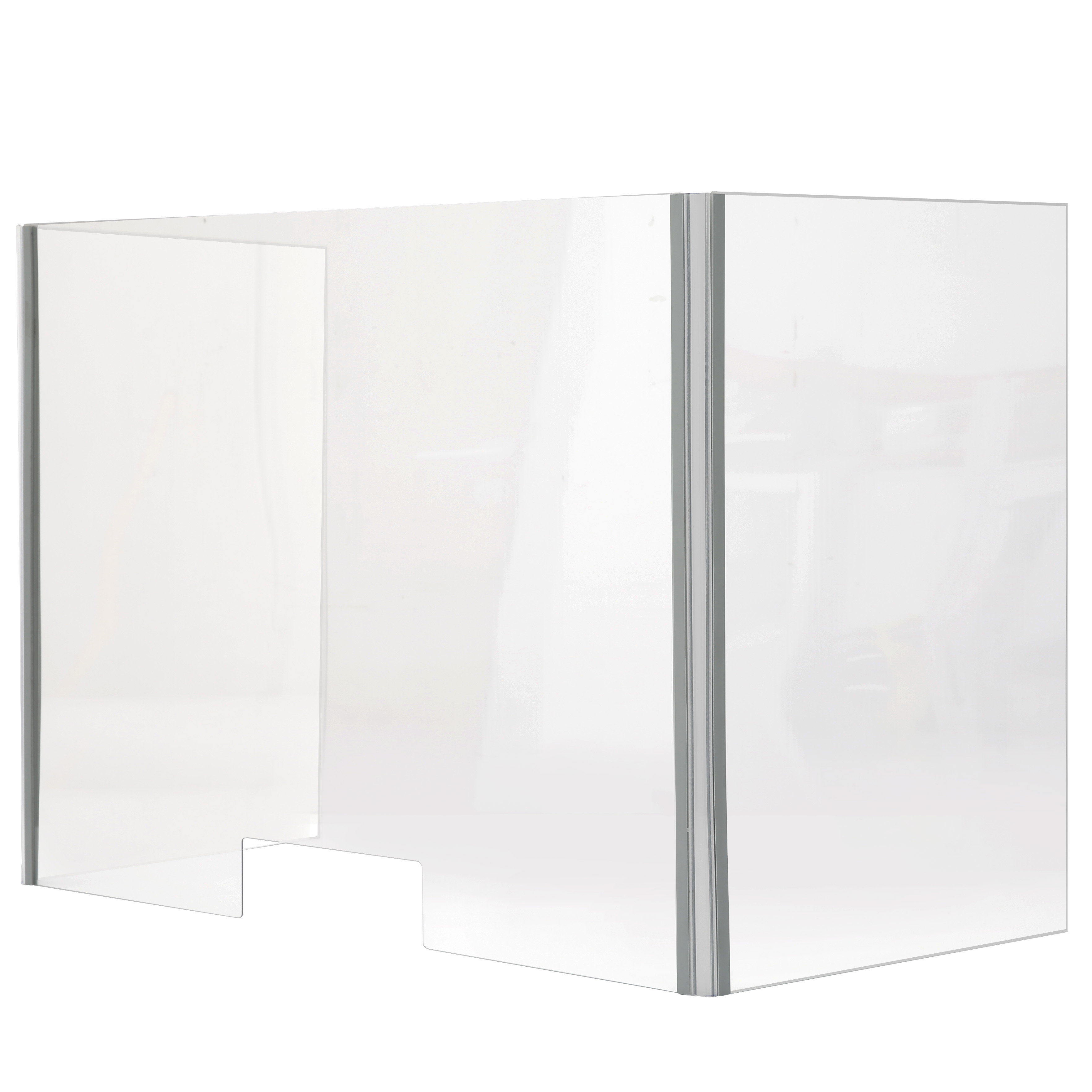 MT Displays Plastic 1 Panel Sneeze Guard | Wayfair