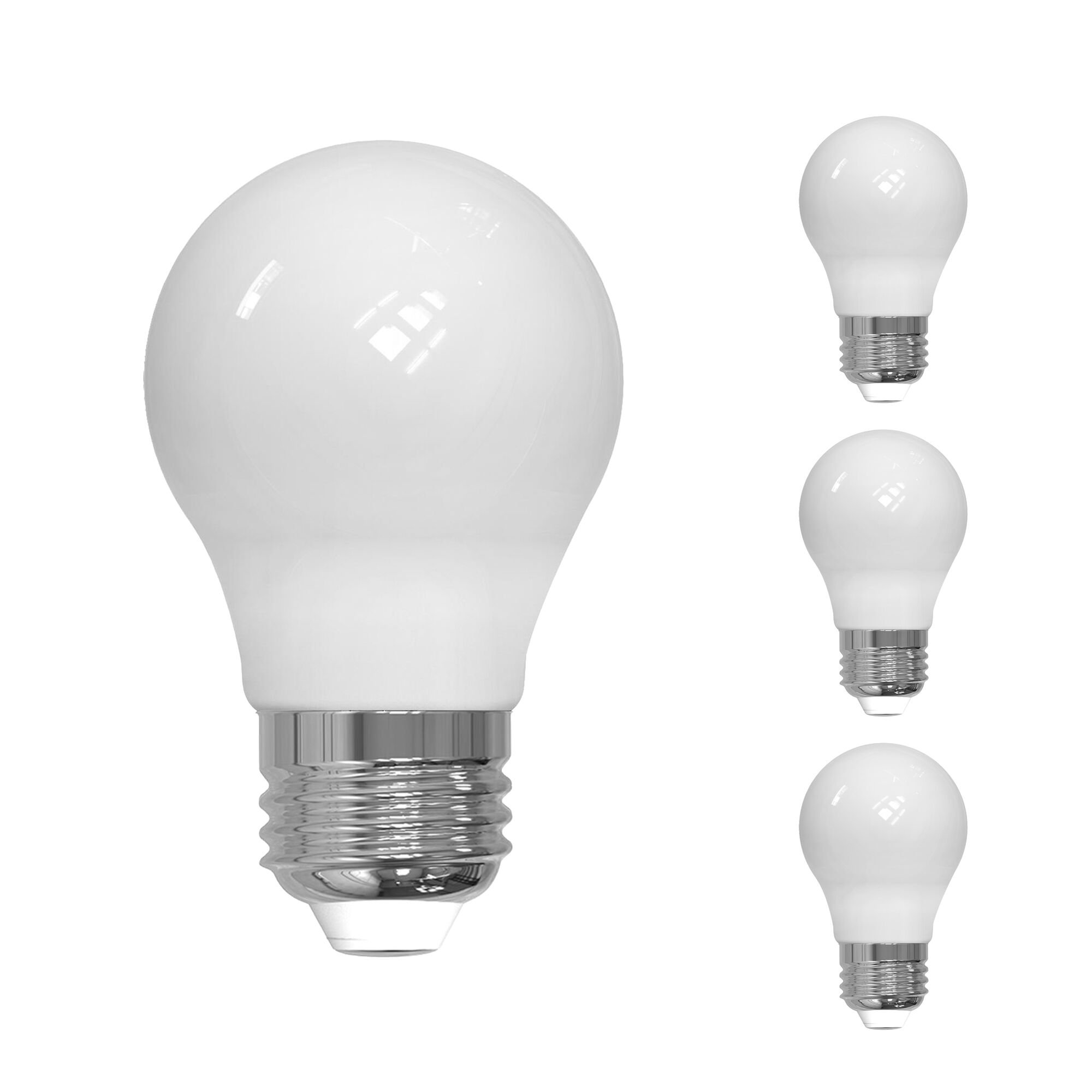 Bulbrite Industries 7 Watt Dimmable A15 Light Bulb With Milky Glass ...