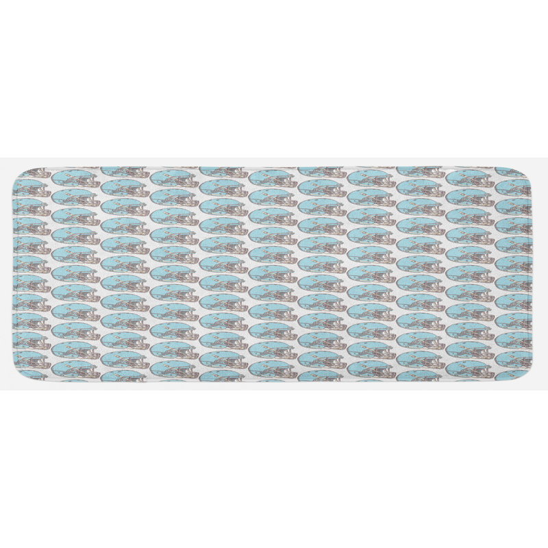 East Urban Home American Football Kitchen Mat | Wayfair