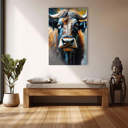 Lily Manor Highland Cow Canvas Wall Art Oil Painting Longhorn Highland ...