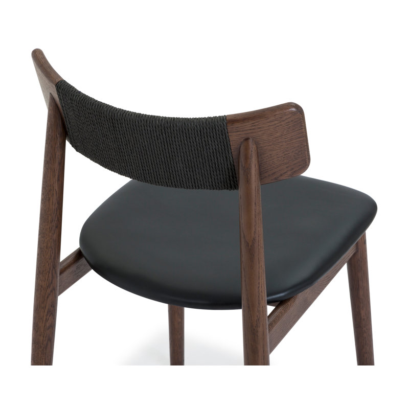 AllModern Sakina Leather Low Back Side Chair | Wayfair