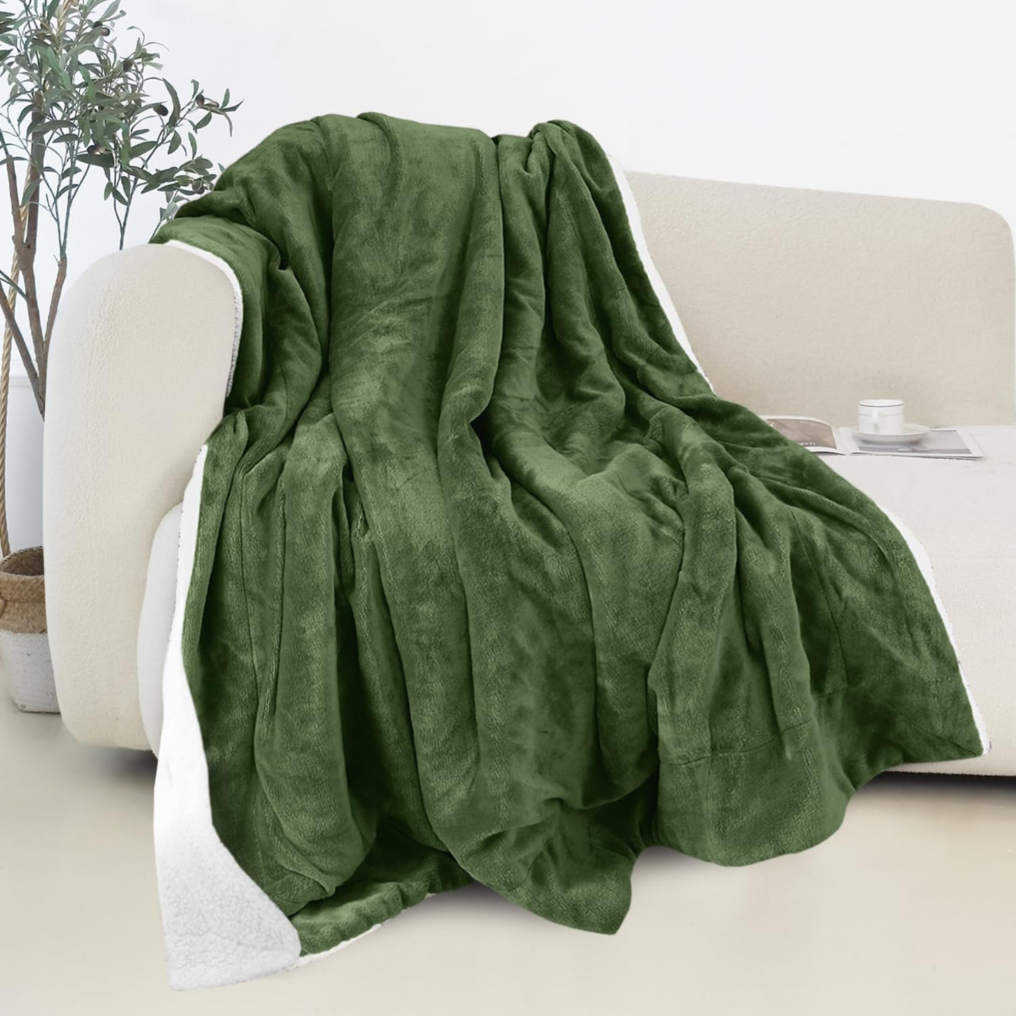 ToccoLeggero Sherpa Weighted Warm Throw Blanket - Wayfair Canada