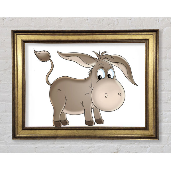 Canora Grey Donkey Short Legs White - Single Picture Frame Print ...