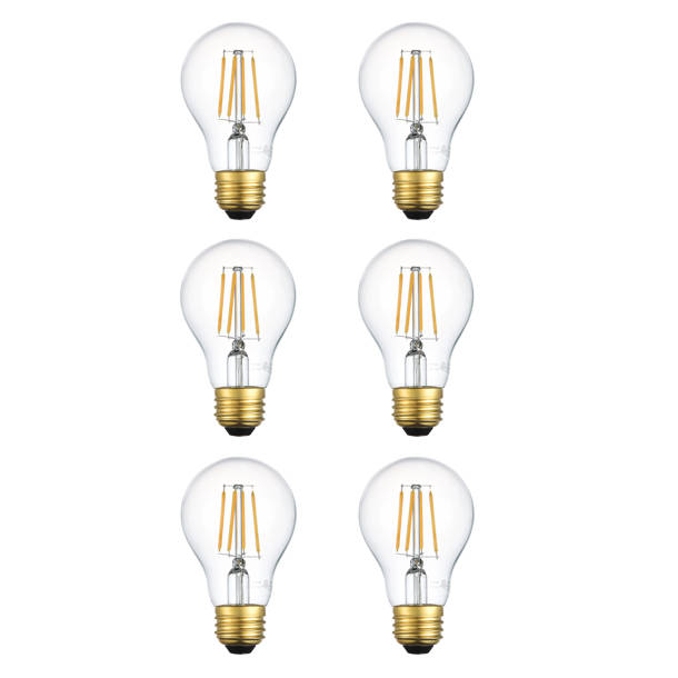 Maxax 60 Watt Equivalent A19 E26/Medium (Standard) Dimmable LED Bulb ...