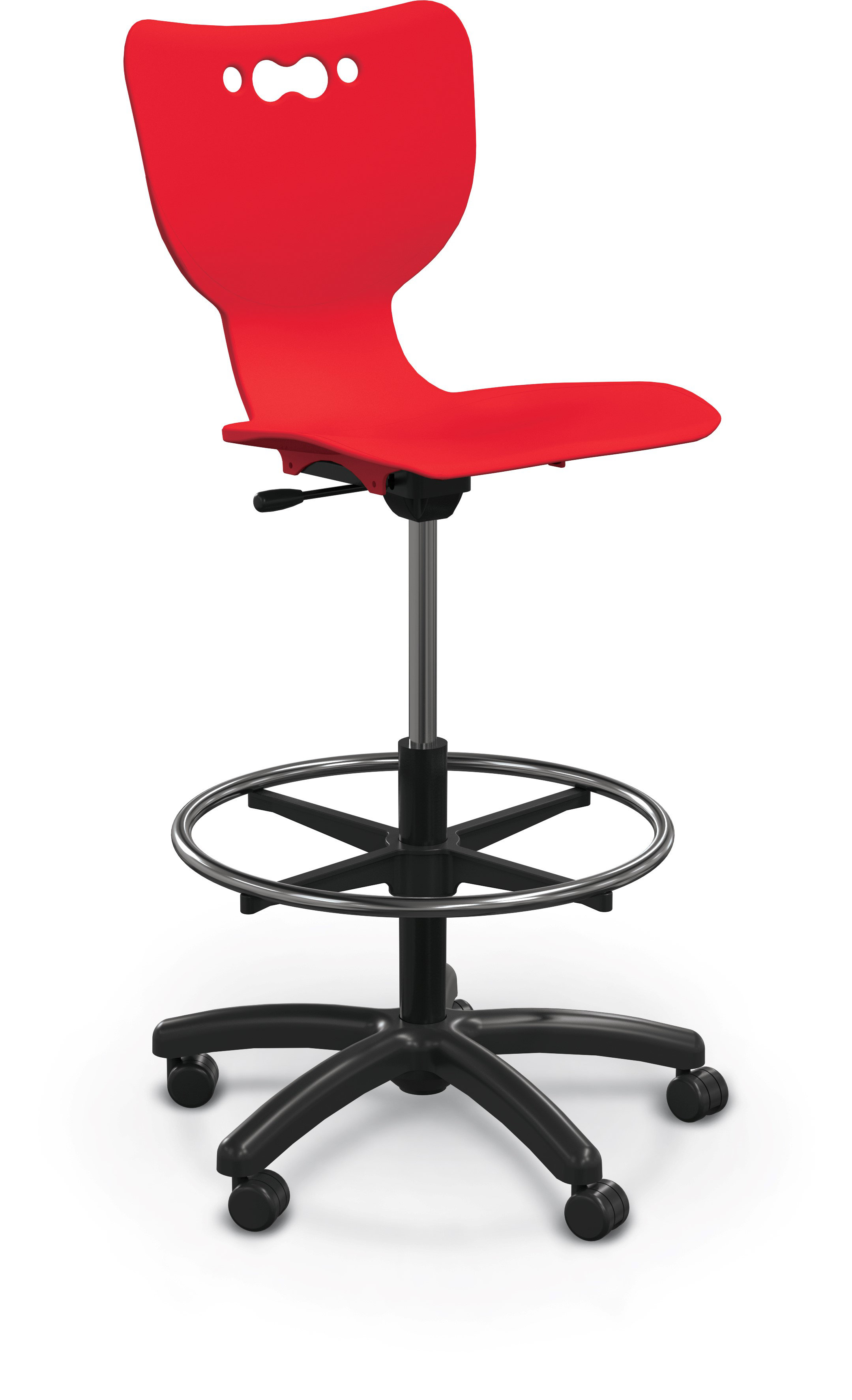 MooreCo Hierarchy Five Leg Classroom Stool with Casters | Wayfair