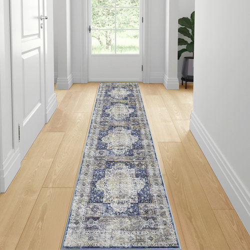 Blue Oriental Hallway Runners You'll Love | Wayfair