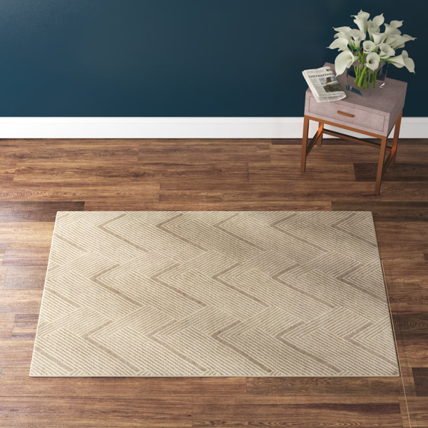 Greyleigh™ Weybridge Hand Knotted Wool Chevron Rug - Wayfair Canada