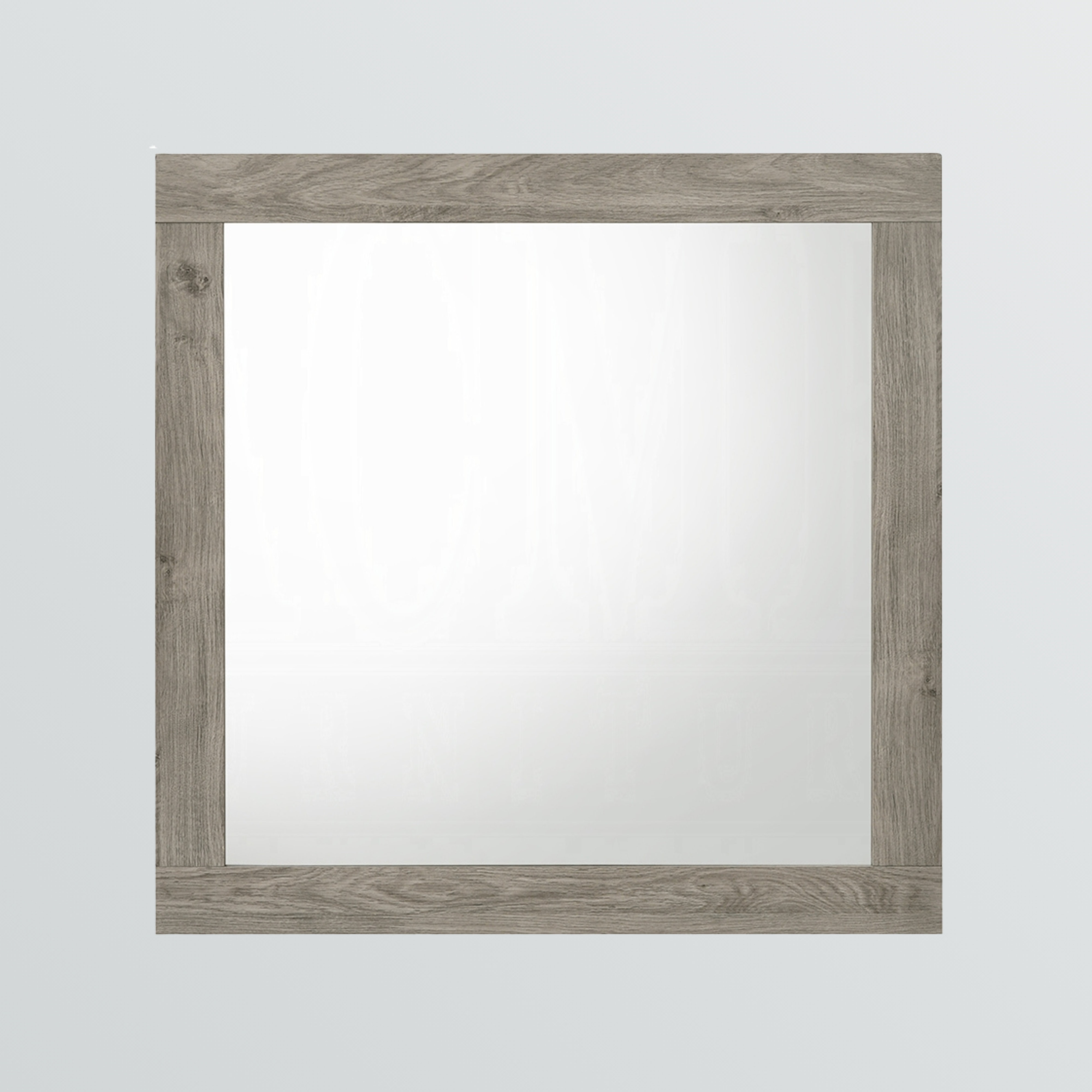 Gracie Oaks Tatum Mirror With Light Gray Finish | Wayfair