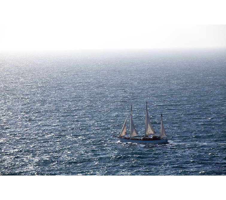 Longshore Tides Hart Am Wind On Paper by Micha Pawlitzki Print ...