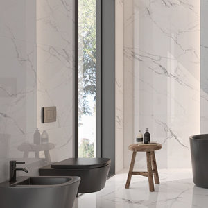Qube Tiles Statuarietto 36" x 36" Marble Statuario Look Spanish Tile ...
