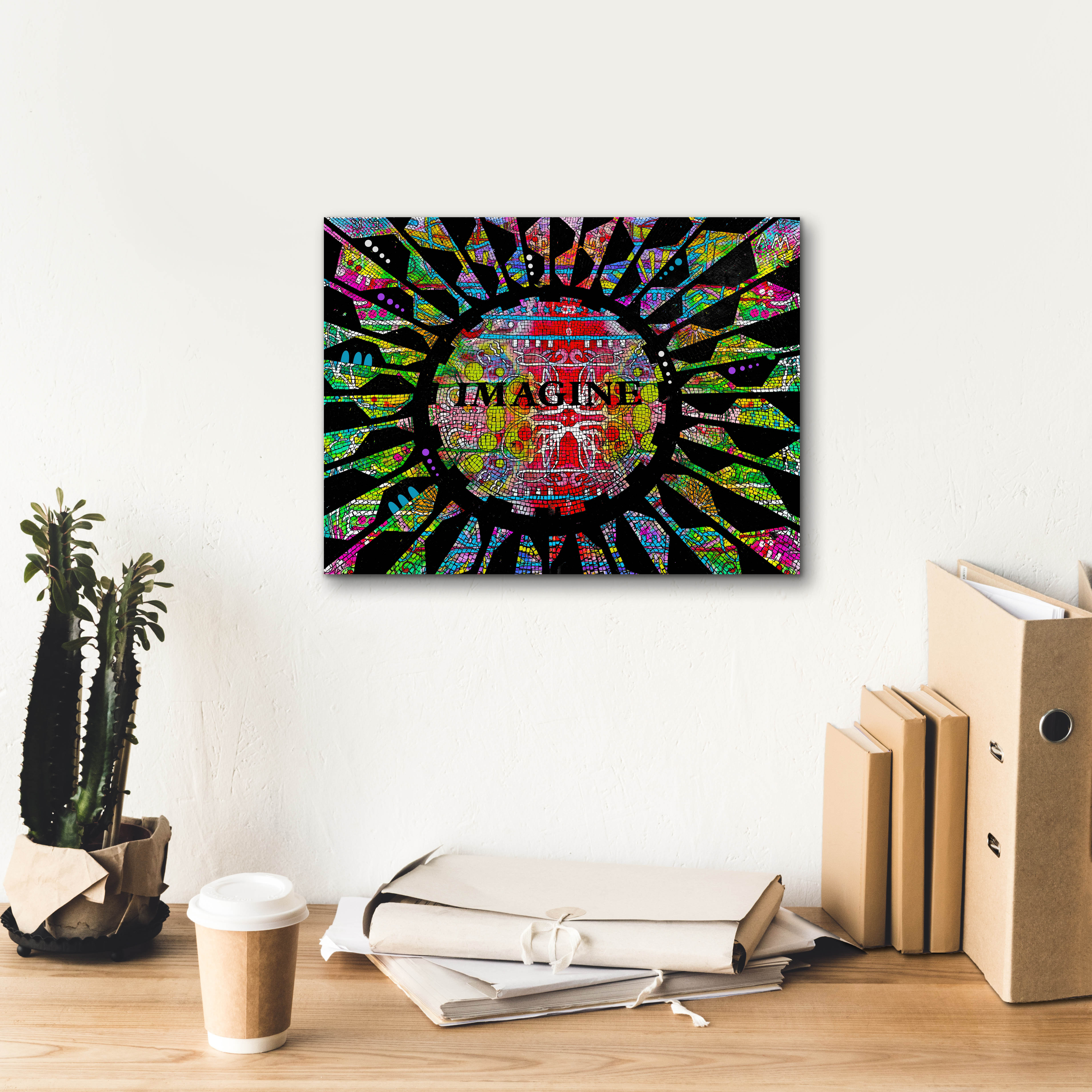 Bungalow Rose 'Imagine' by Dean Russo Canvas Wall Art | Wayfair