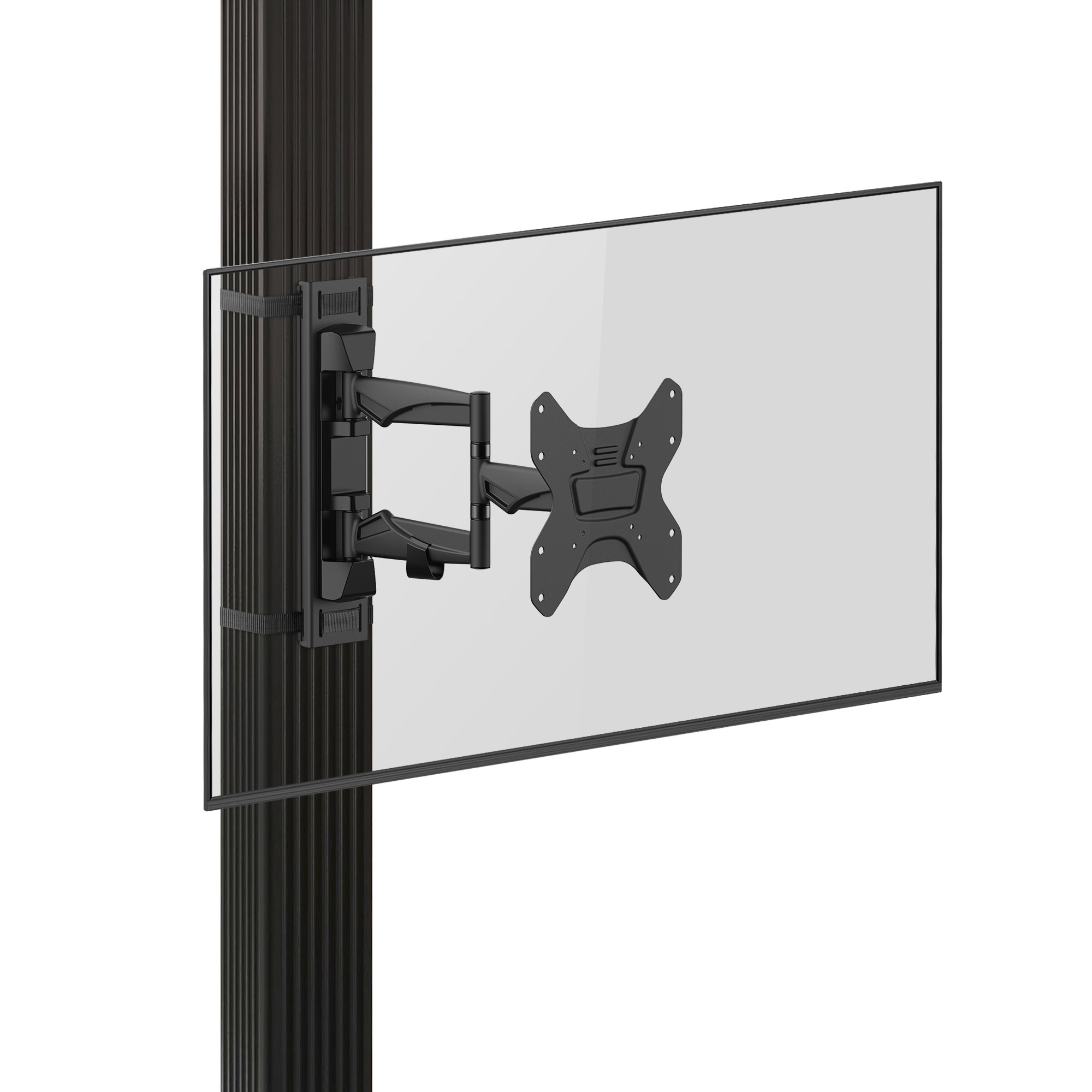 Arlmont & Co. Zebozap Zztva2022 No Drill Full Motion Outdoor Tv Mount ...