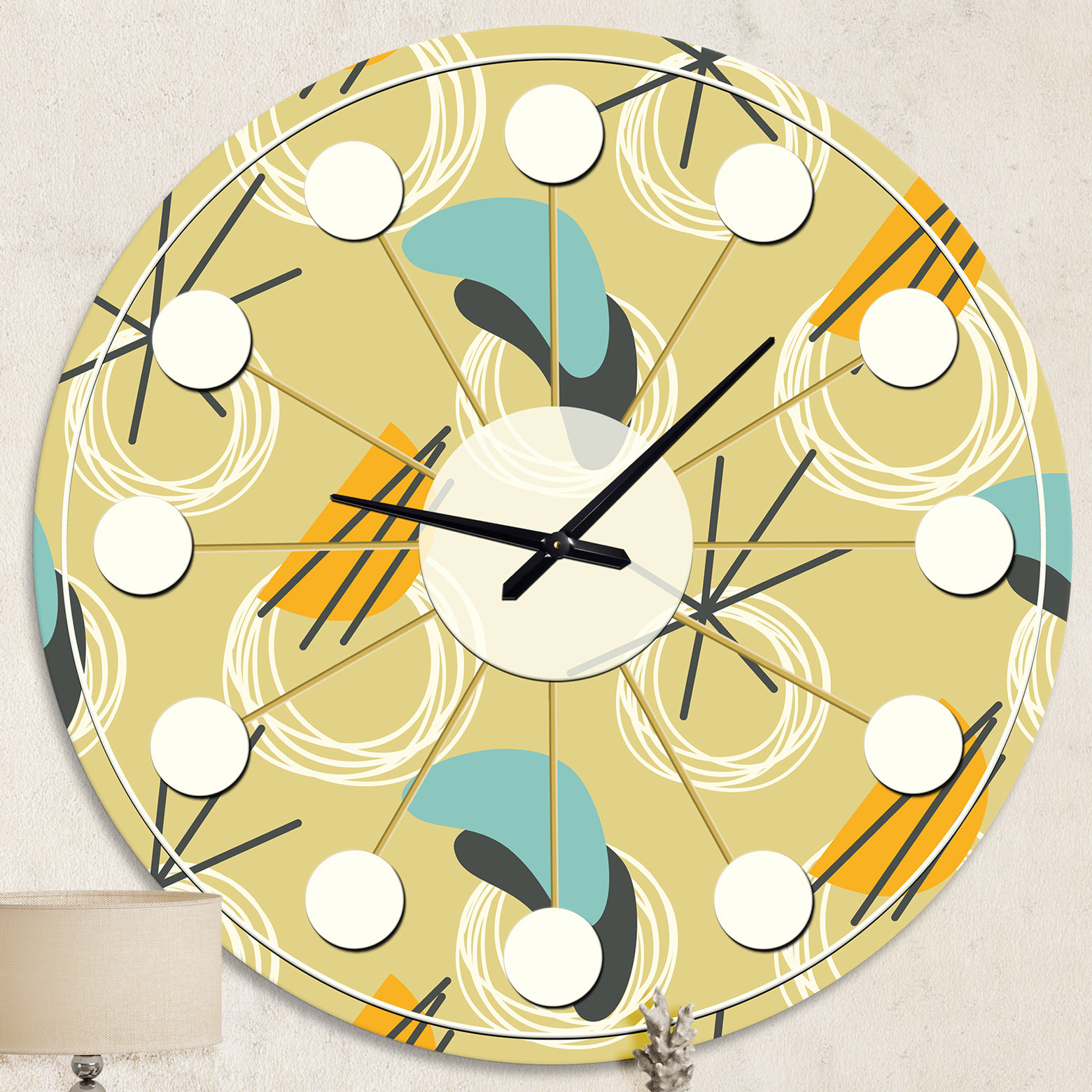 East Urban Home Retro Abstract Design II - Mid-Century Modern wall ...