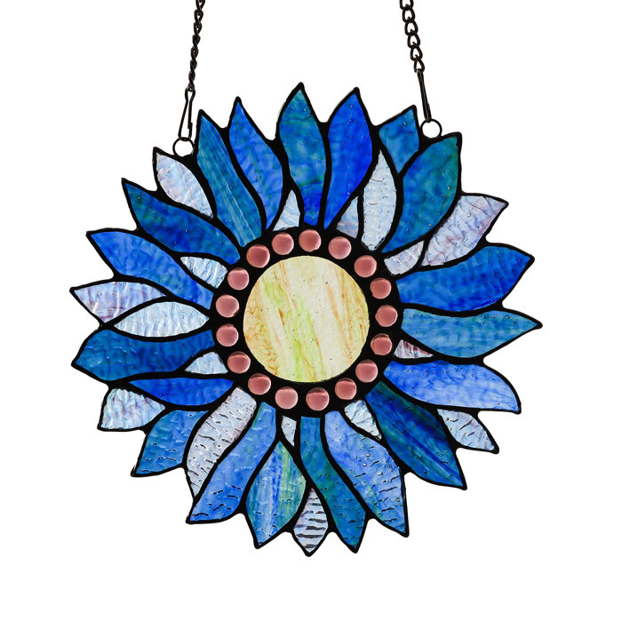 Gracie Oaks Capulina Plants & Flowers Window Panel & Reviews | Wayfair