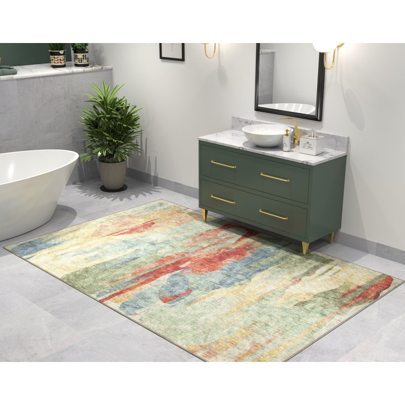 Wade Logan® Basir London Mirage Area Rug & Reviews | Wayfair