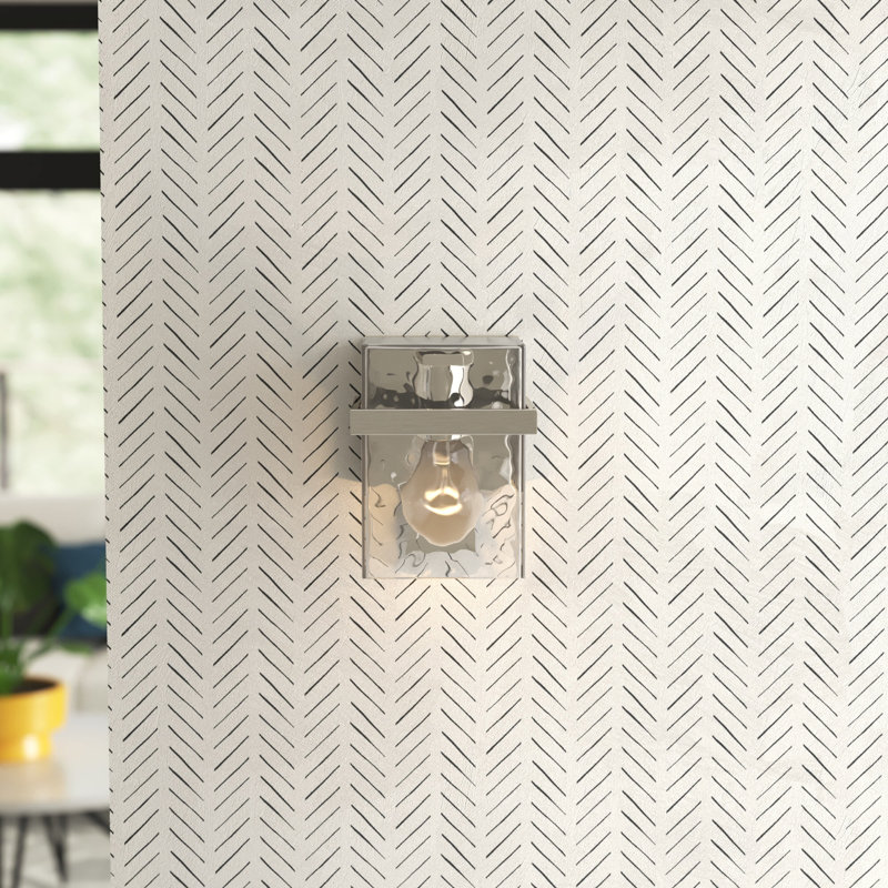 Wade Logan® Arzie Steel Flush Mounted Sconce & Reviews | Wayfair