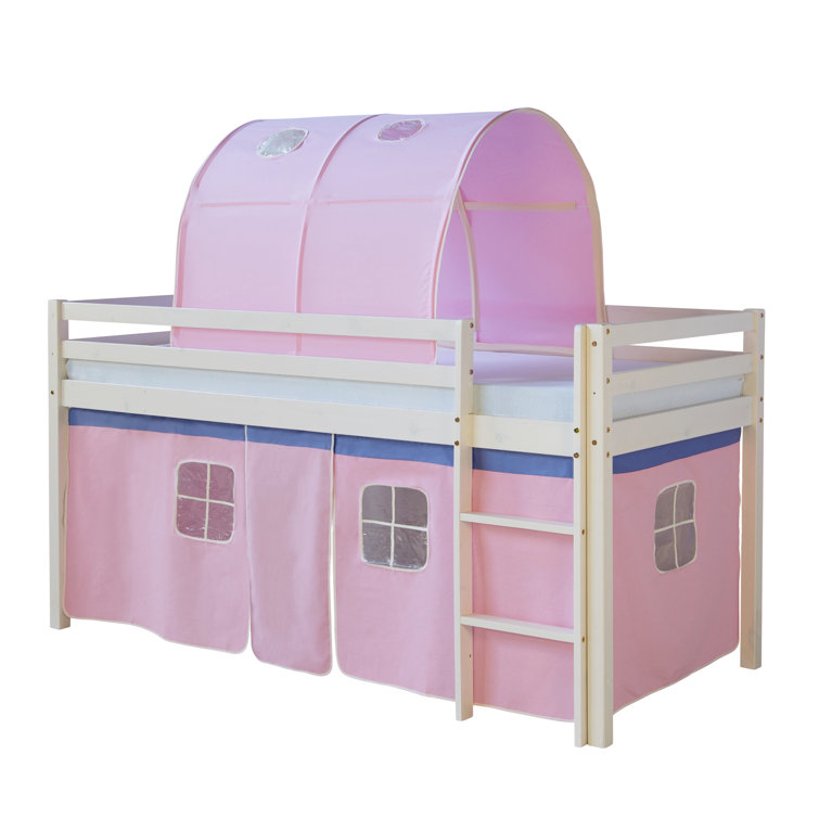 Zoomie Kids Amelia European Single Mid Sleeper Bed, without Slatted ...
