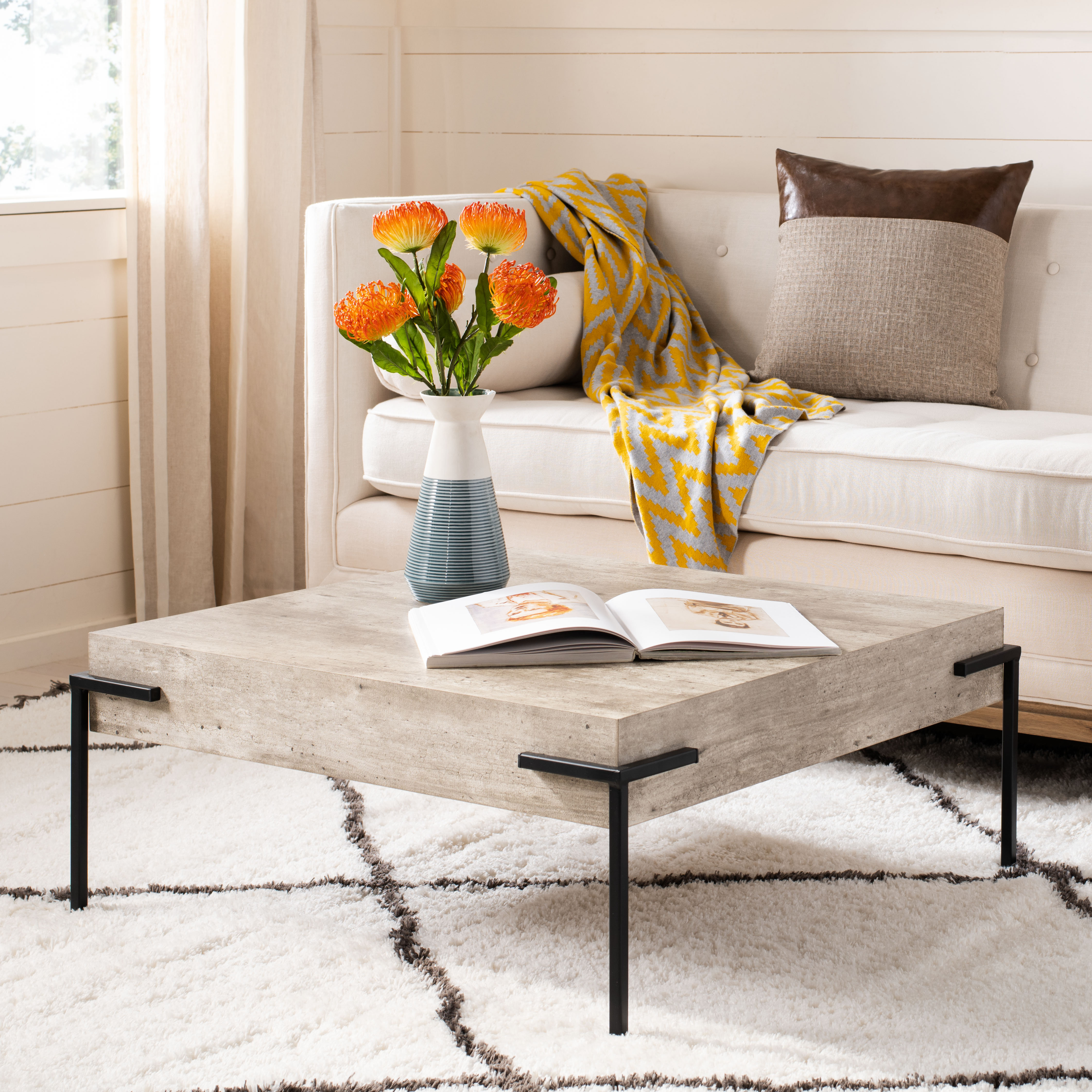 Wrought Studio™ Vale Square Coffee Table & Reviews | Wayfair