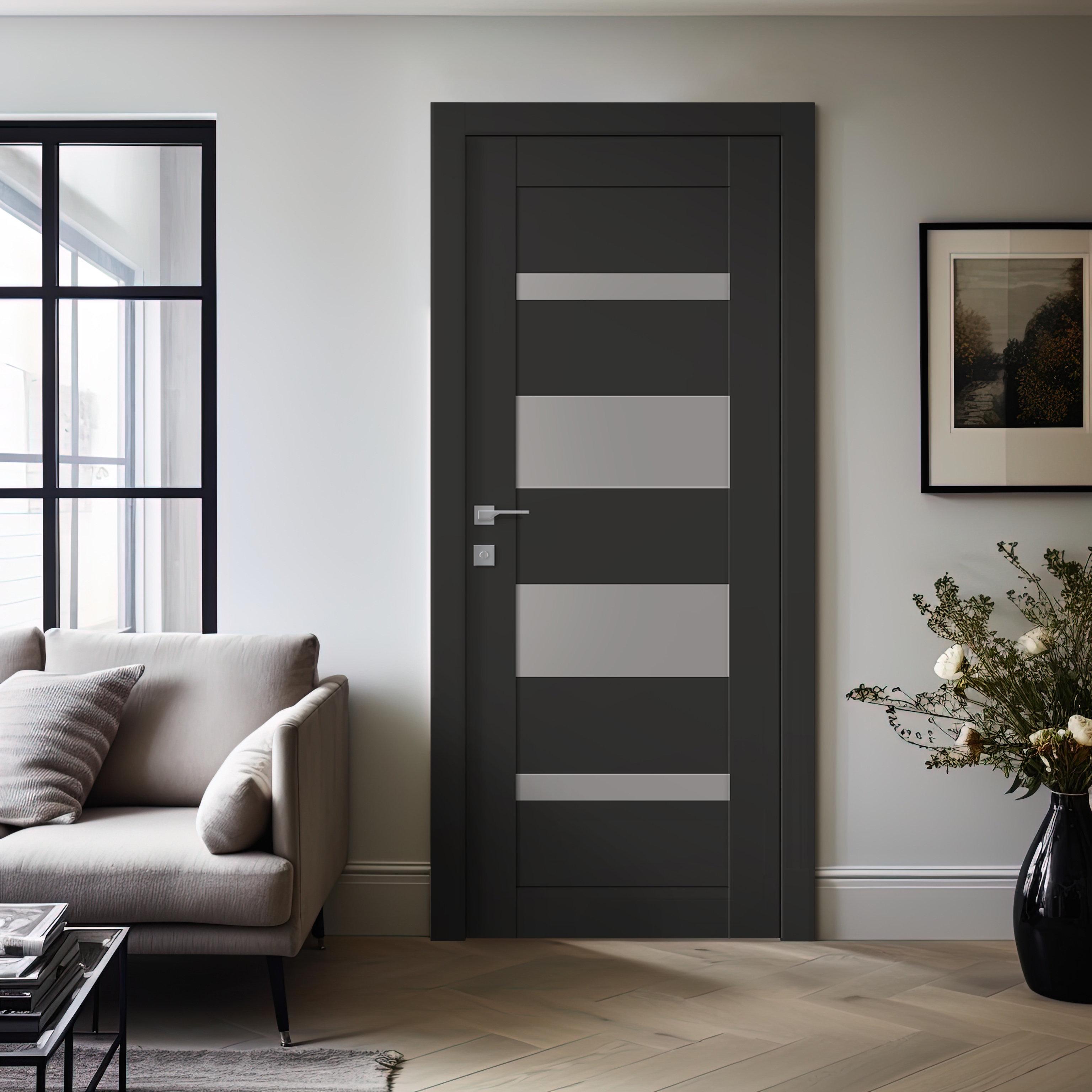 Belldinni Mirella Solid + Manufactured Wood Panelled Standard Door ...