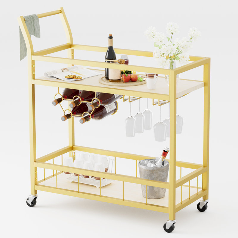 Trent Austin Design® Narron Metal Bar Cart "& Reviews" | Wayfair