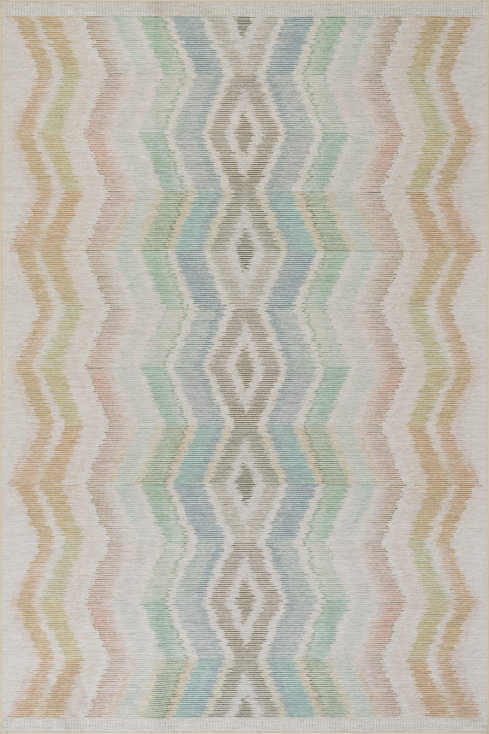 Dash and Albert Rugs Zarek Novelty Chevron Machine Washable Rug | Wayfair